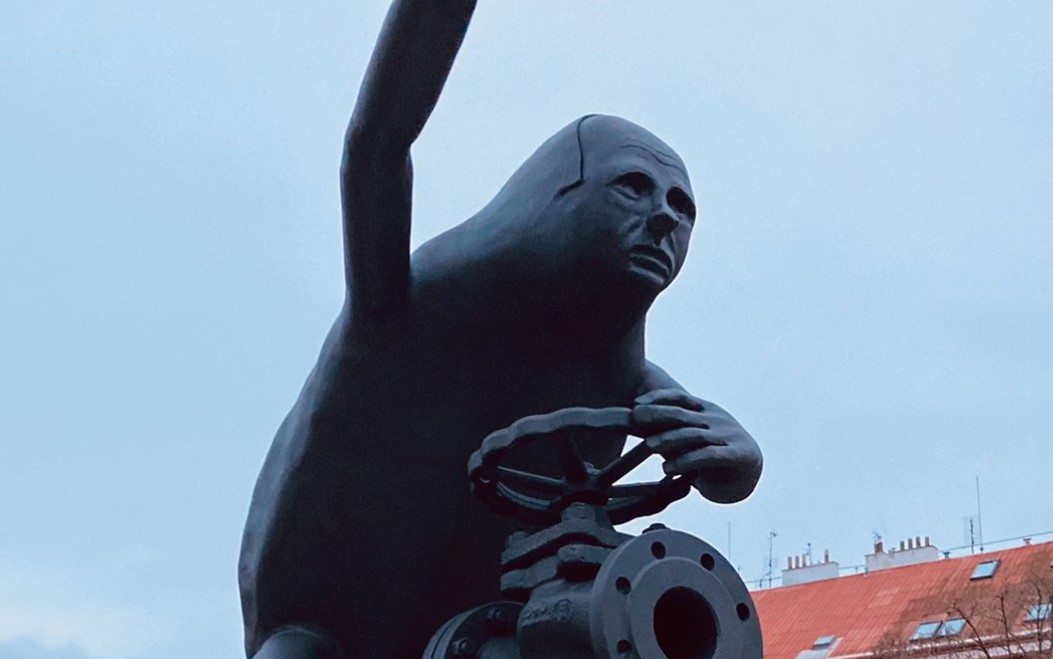 Koněva na Praze 6 nahradil hajlující skřet s tváří Putina | AC24.cz